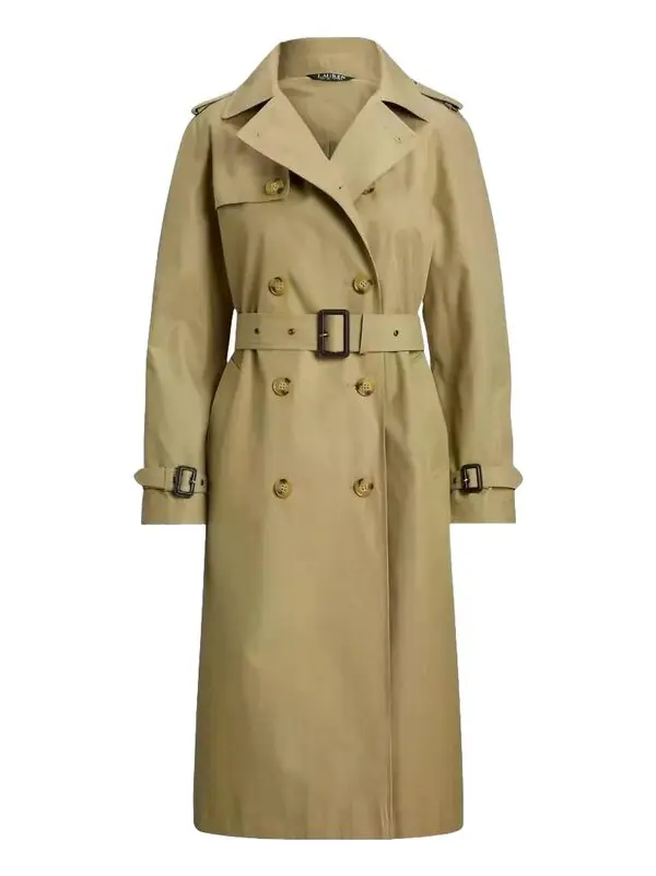 Ralph Lauren Double-breasted Belted Trench Coat - Neutrals