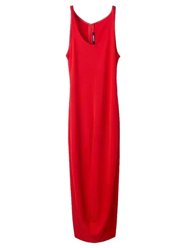 Jacquemus Sleeveless Midi Dress - Red