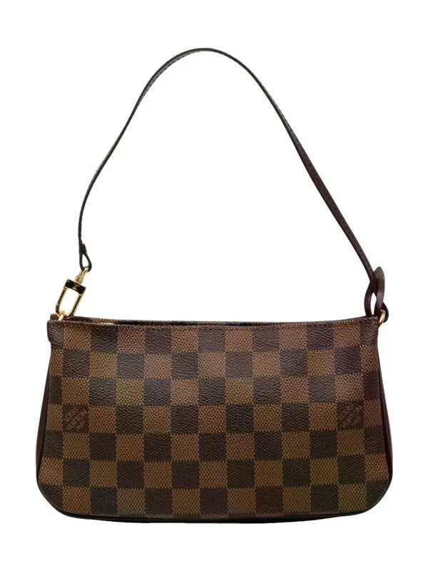 LOUIS VUITTON Damier Ebene Navona Shoulder Bag - Brown
