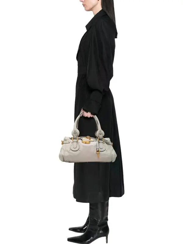 Chloé 2011 Leather Paddington Handbag - Grey