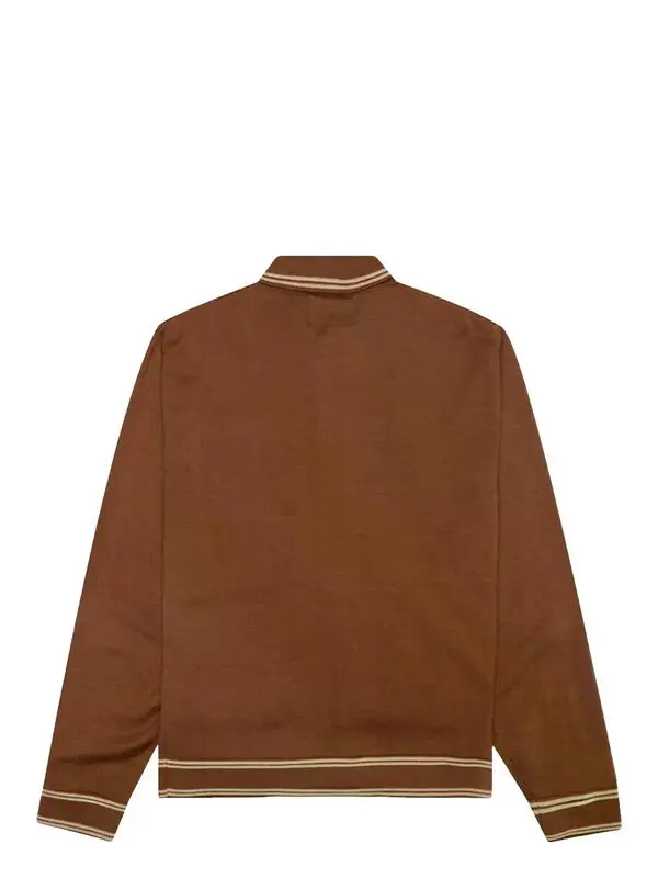 AWAKE NY Striped-trim Cardigan - Brown