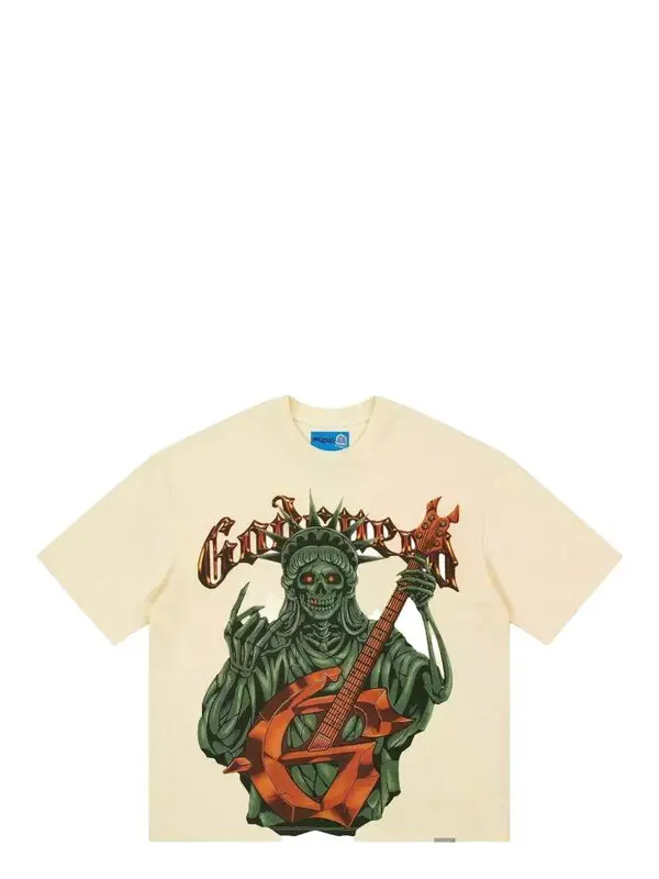 GODSPEED Liberty Rock Graphic-print T-shirt - Neutrals
