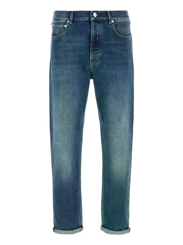 Brunello Cucinelli Straight-leg Jeans - Blue