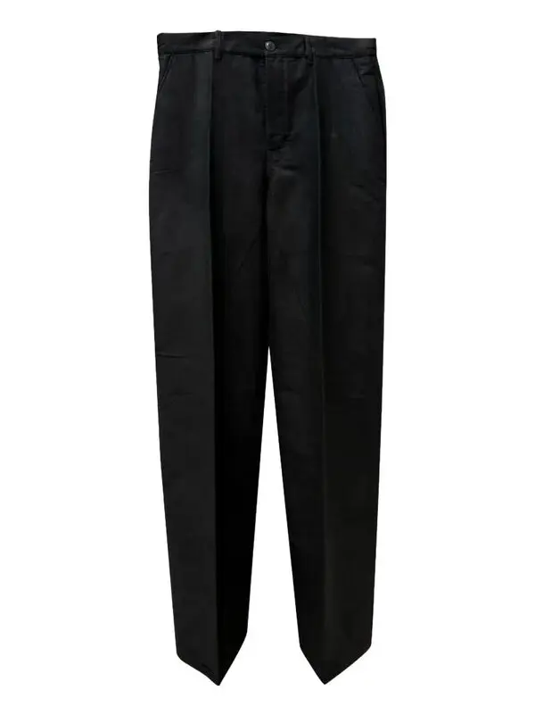 Rick Owens Tailored Pressed-crease Trousers - Black