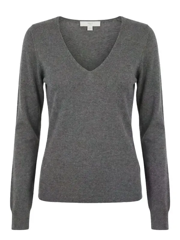 Malo V-neck Sweater - Grey