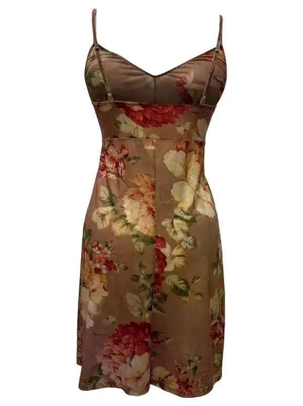 Zimmermann Floral Print Ruffled Midi Dress - Brown