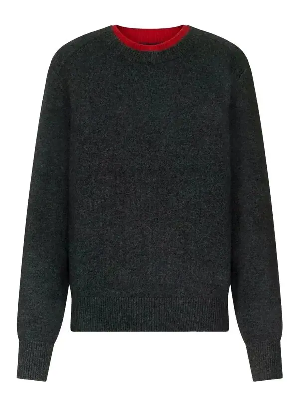 Loulou De Saison Bicolor Cashmere Sweater - Grey