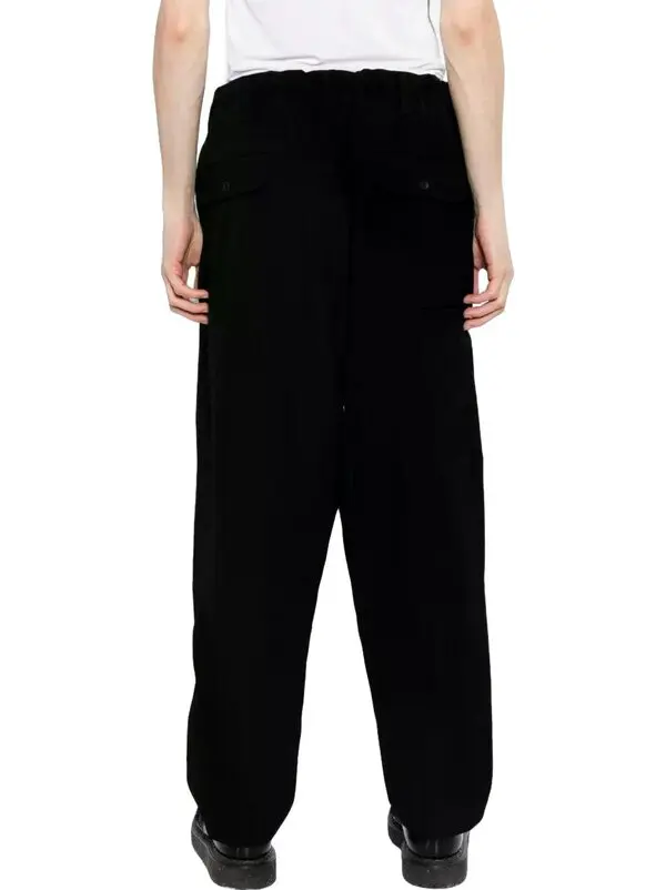 Yohji Yamamoto Gabardine Trousers - Black
