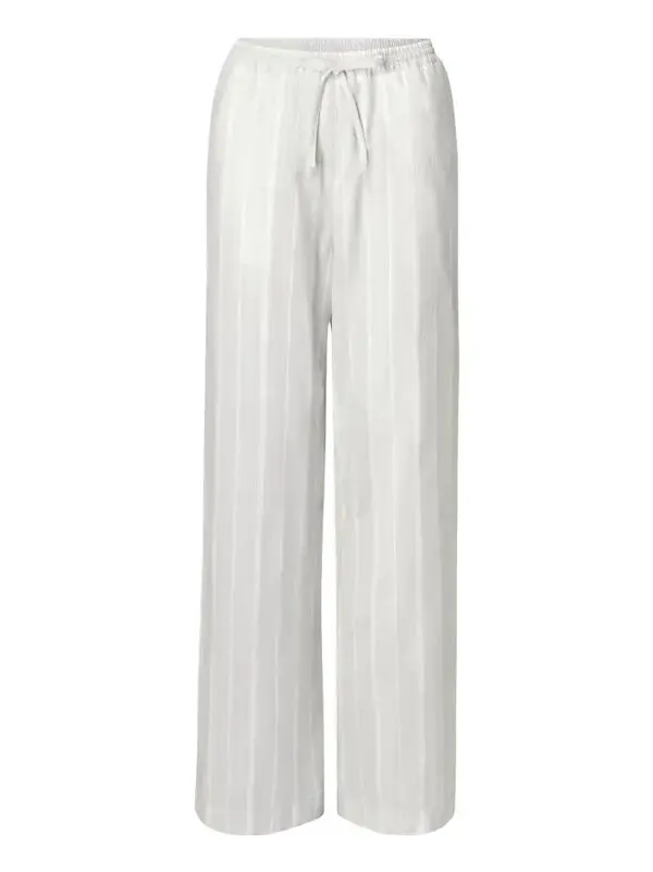 Loulou De Saison Macao Striped Trousers - Neutrals