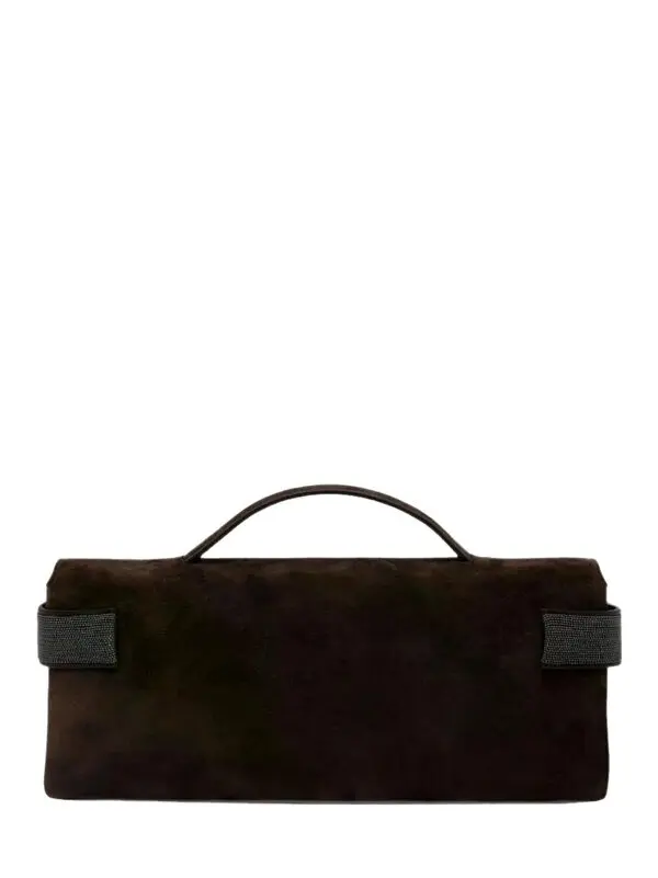 Brunello Cucinelli Monili Essence Clutch Bag - Brown