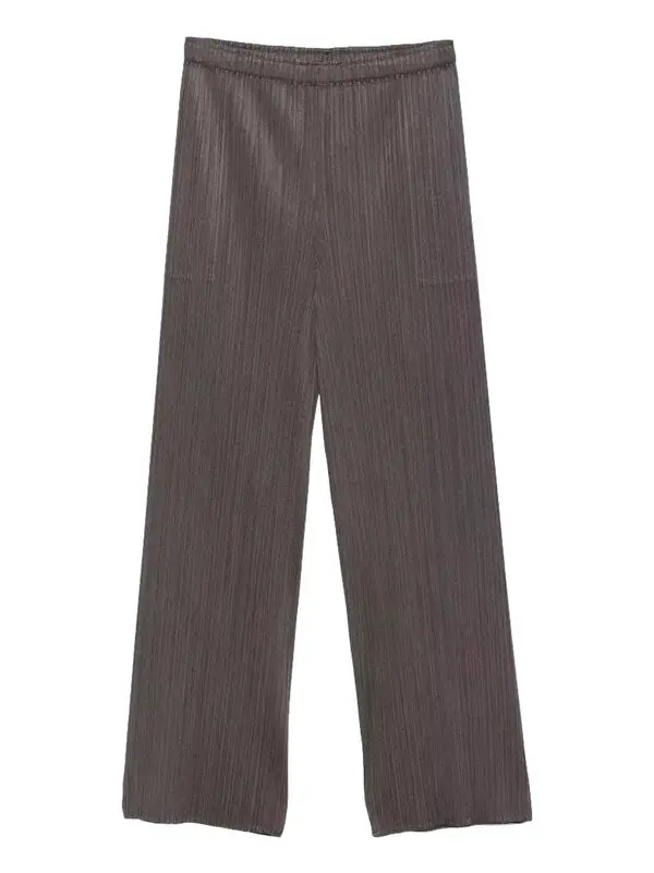 Issey Miyake June" Pleated Trousers - Grey