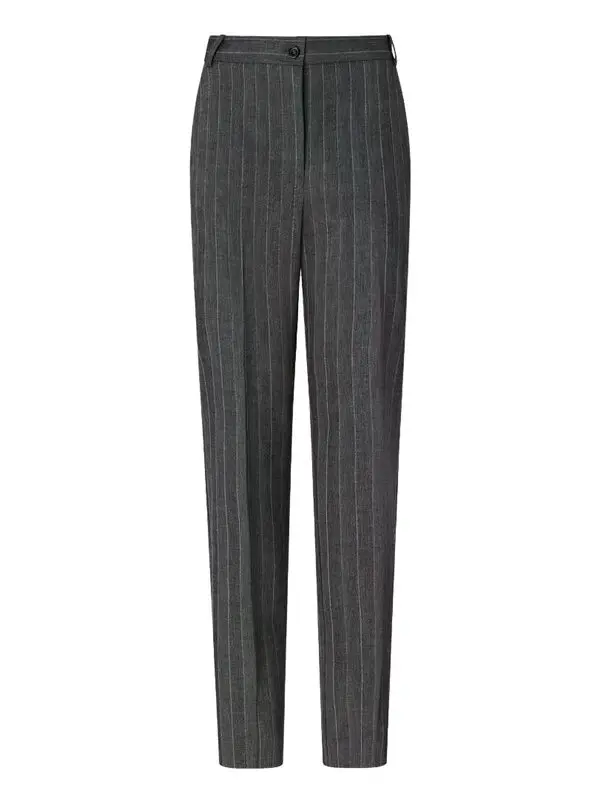 Pinko Tailored Pinstripe Trousers - Grey