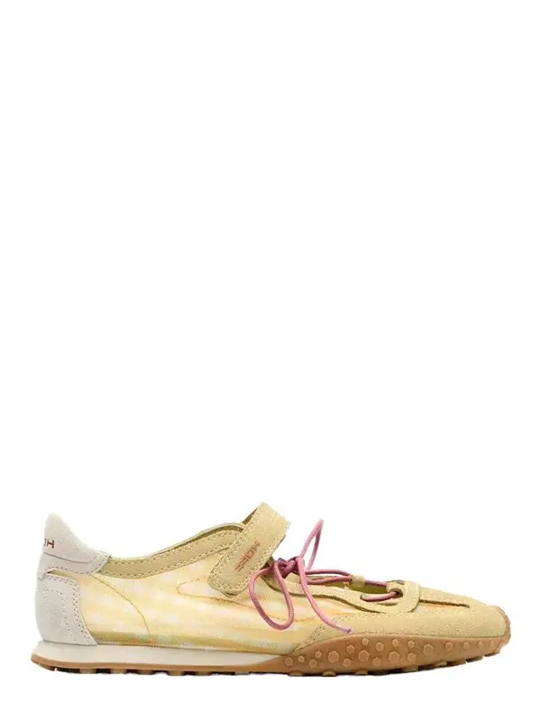 HOFF Gingham Pattern Touch-strap Sneakers - Neutrals
