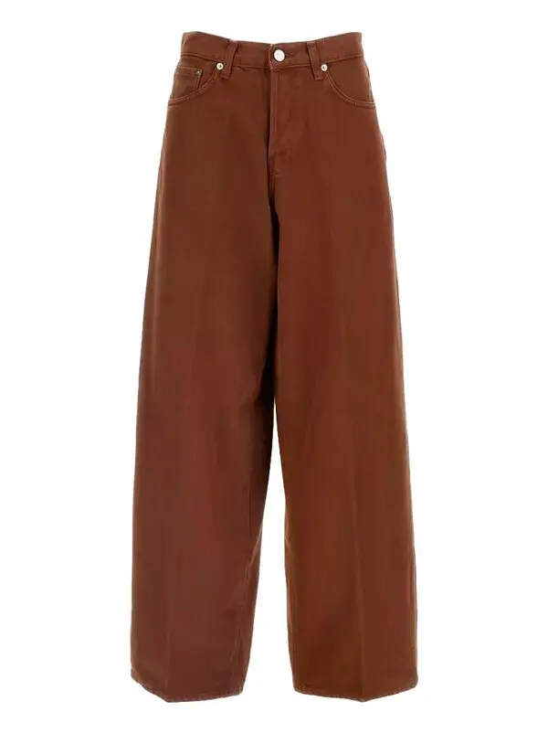 HAIKURE Wide-leg Jeans - Brown