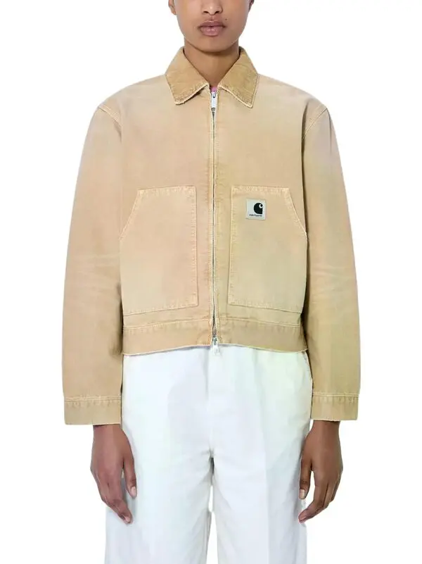 Carhartt Work In Progress Canvas Zip-up Jacket - Neutrals