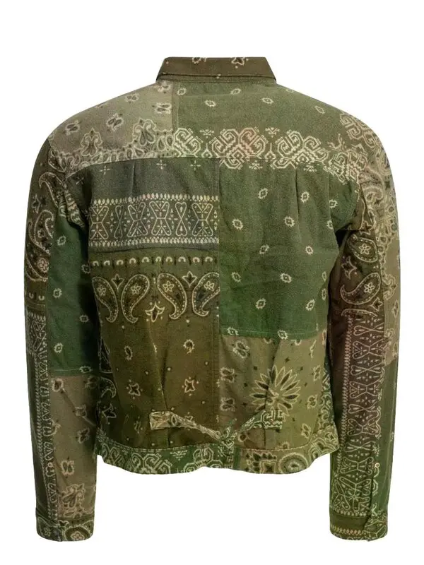 Kapital Bandana Print Reversible Shirt Jacket - Green