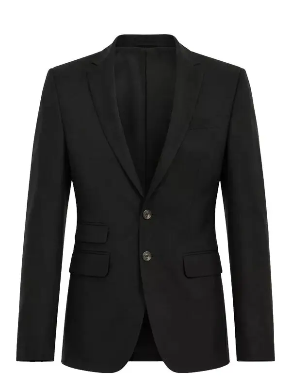 Dsquared2 Notched-lapel Wool-blend Blazer - Black