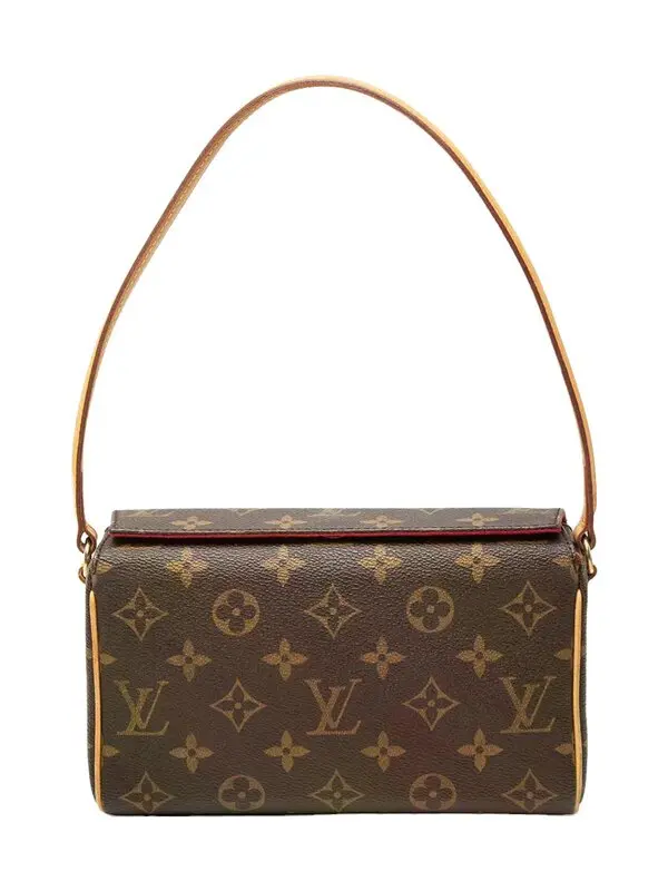 LOUIS VUITTON 2003 Monogram Recital Shoulder Bag - Brown