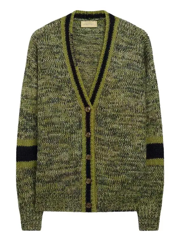 Momoni Orvan Mouliné Cardigan - Green