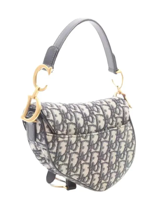 Dior Monogram Saddle Bag - Blue