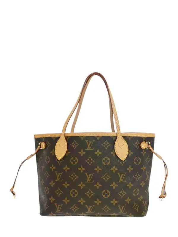 LOUIS VUITTON Neverfull Monogram Tote Bag - Brown