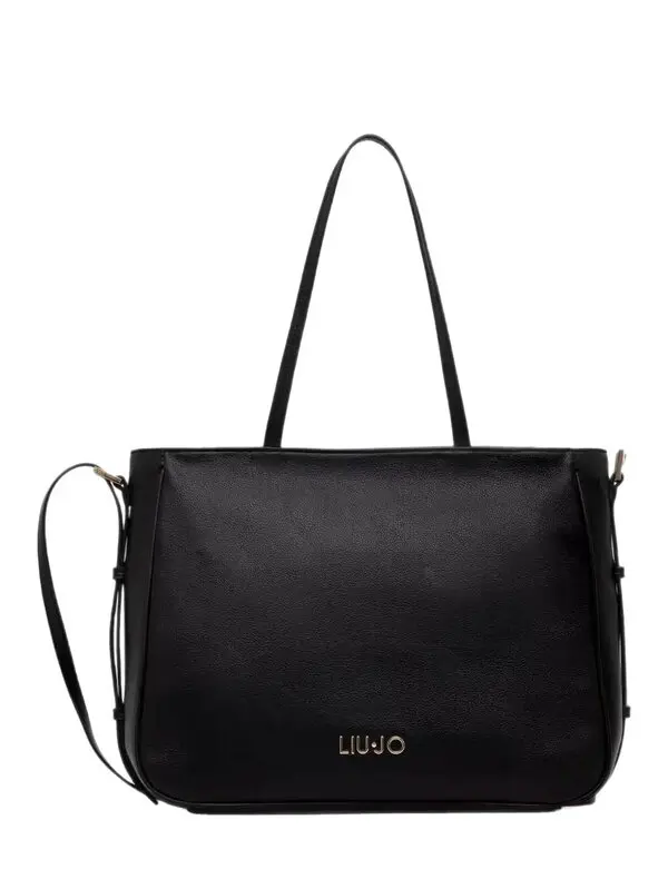 Liu Jo Logo Plaque Tote Bag - Black