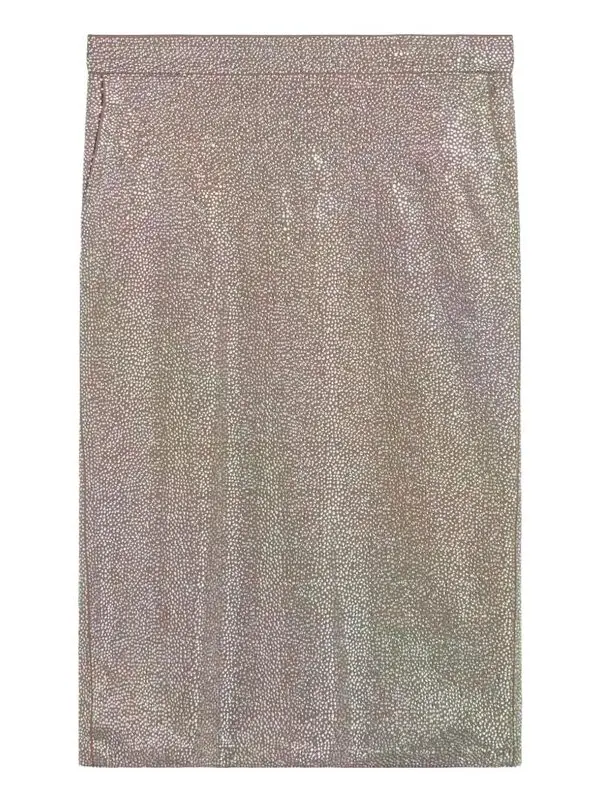 Giuseppe Di Morabito Sequin-embellished Pencil Midi Skirt - Silver