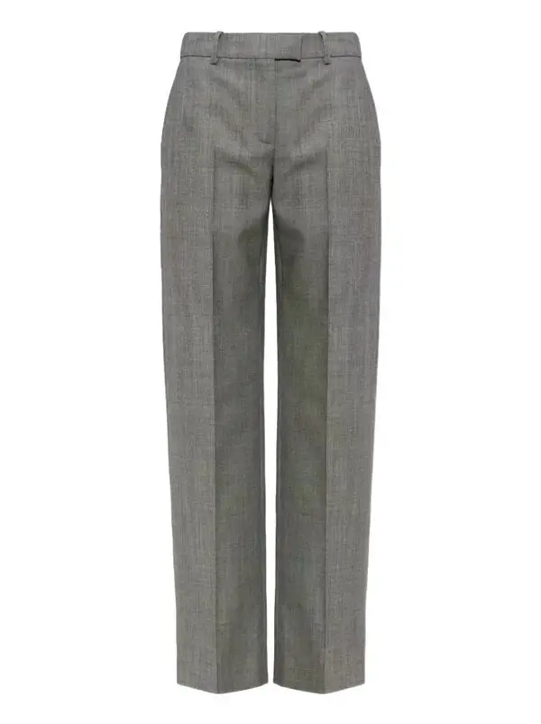Alexander McQueen Tailored Wool Trousers - Grey