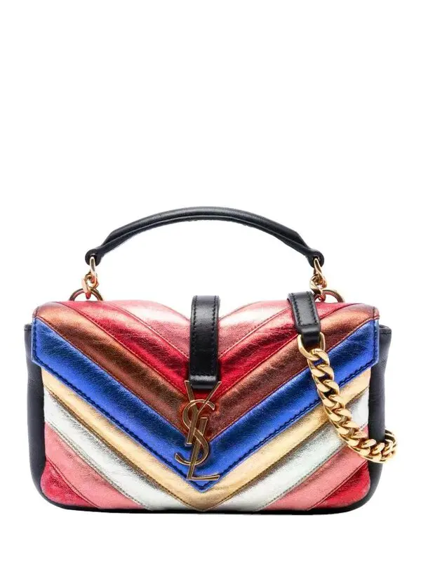 Saint Laurent Monogram College Satchel - Multicolour