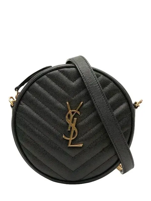 Saint Laurent Round Camera Bag - Black