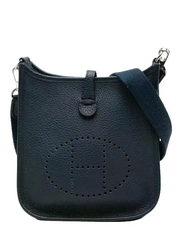 Hermès Clemence Evelyne 16 Amazone Crossbody Bag - Blue