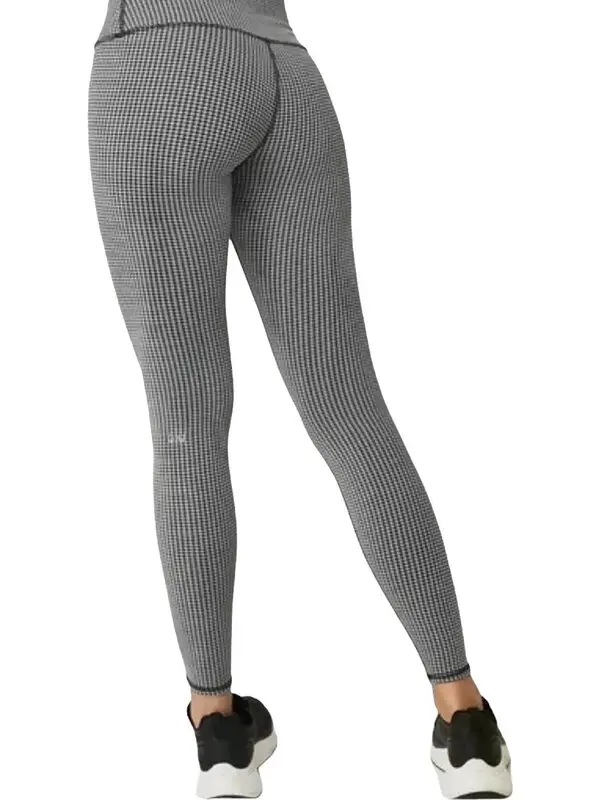 Alo Yoga Houndstooth-pattern Leggings - Black