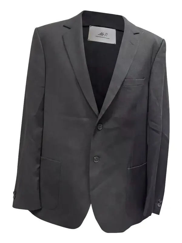 Mr P. Single-breasted Blazer - Black