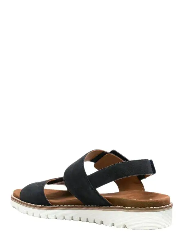 ARA Buckle-detail Touch-strap Sandals - Blue