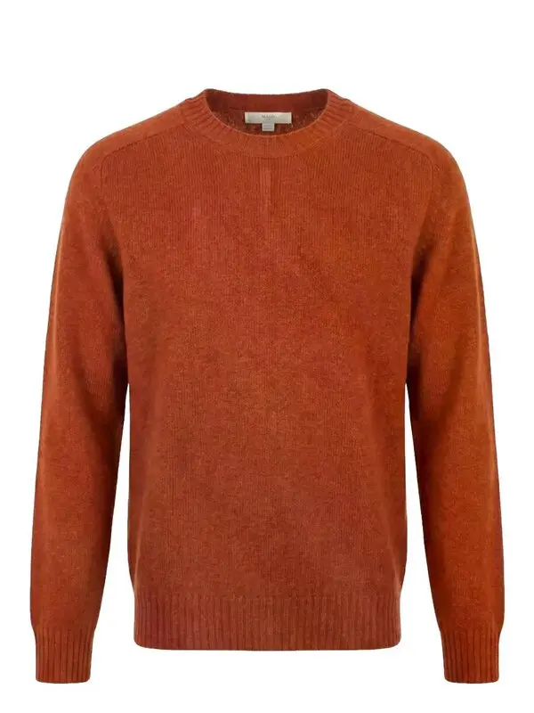 Malo Crew Neck Cashmere Sweater - Orange