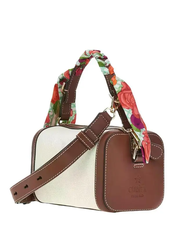 CUBA LAB Cubita Scarf-wrapped Tote Bag - Neutrals