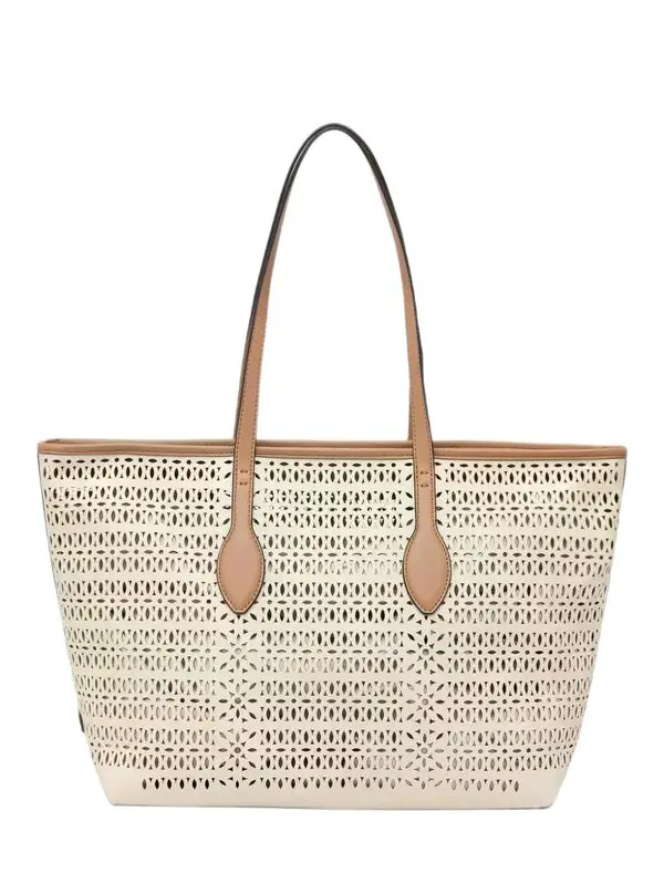 GIANNI CHIARINI Mashup Laser-cut Tote Bag - Neutrals