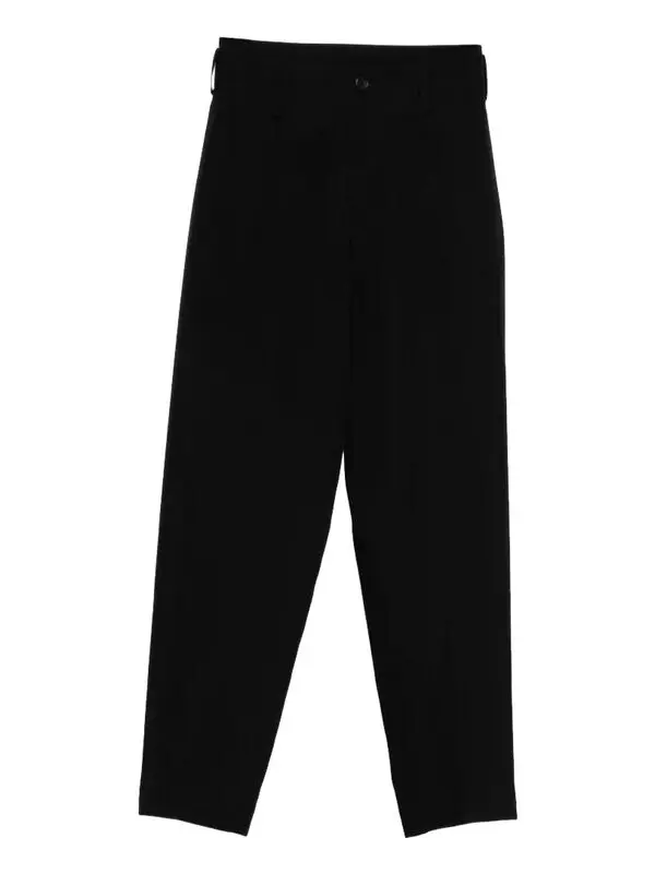Yohji Yamamoto Gabardine Trousers - Black