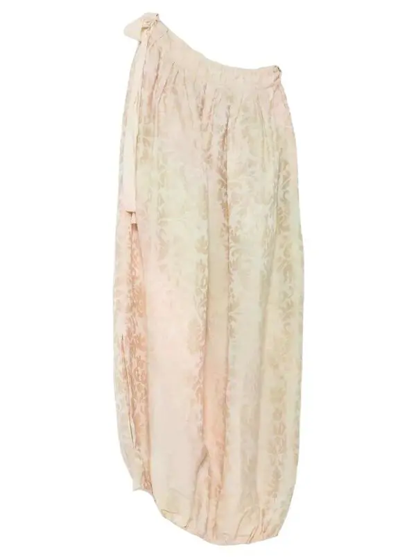 UMA WANG Alexe Damask Jacquard One-shoulder Dress - Neutrals
