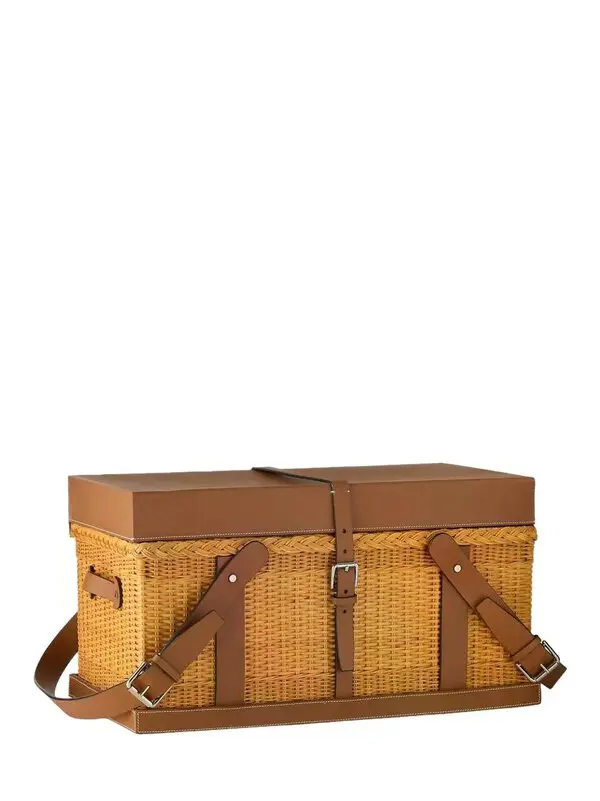 Ralph Lauren Bailey Picnic Basket - Neutrals
