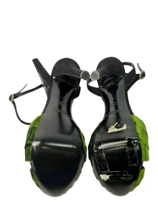 Ralph Lauren Ankle-strap Platform Sandals - Black