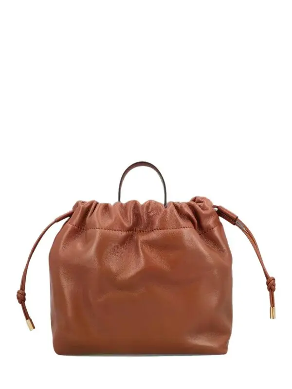 Chloé Icons Drawstring Bucket Bag - Brown