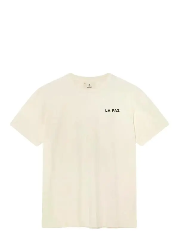 LA PAZ Guerreiro London Logo-print T-shirt - Neutrals