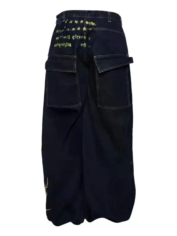 Just Cavalli Printed Relaxed-fit Jeans - Blue