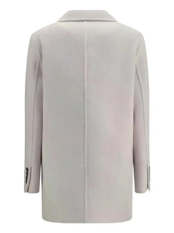 Brunello Cucinelli Single-breasted Notched Lapel Jacket - Grey