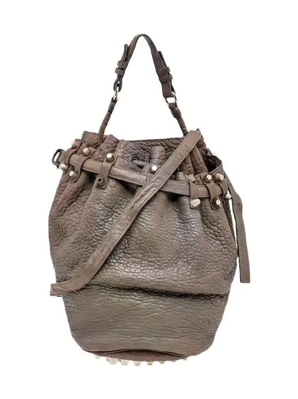 Alexander Wang Diego Calf Leather Bucket Bag - Brown