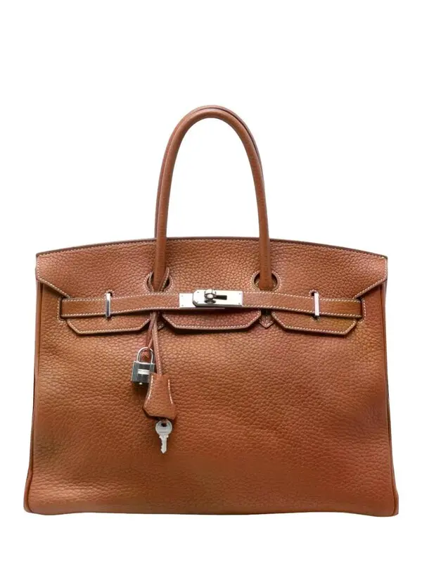 Hermès 2009 Togo Birkin 35 Handbag - Brown