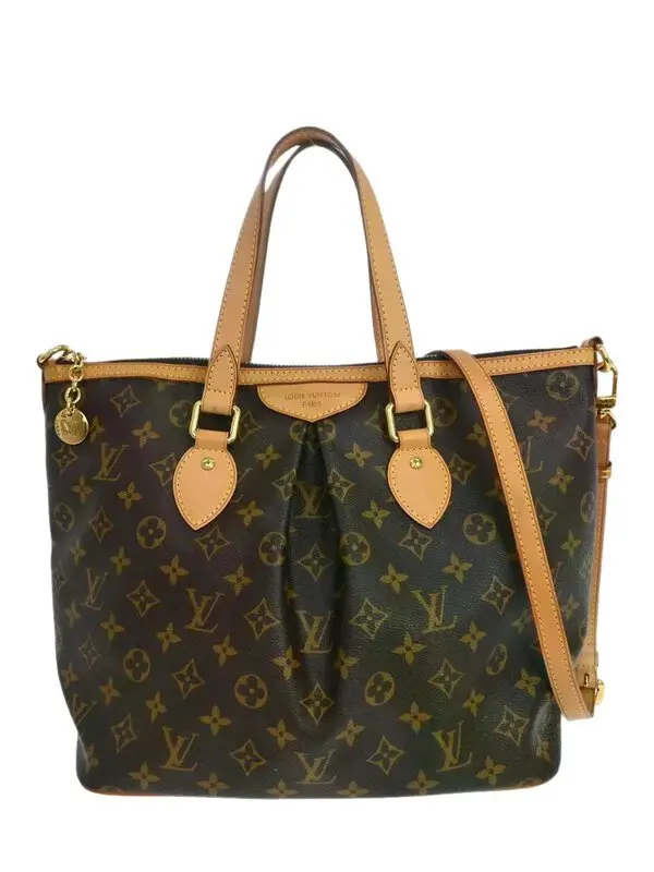 LOUIS VUITTON Palermo Monogram Tote Bag - Brown