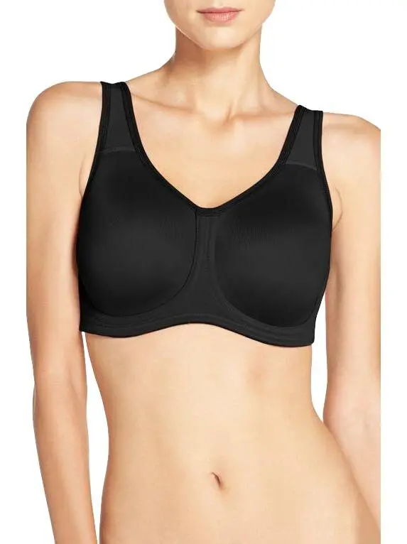 Wacoal Simone Seamless Underwire Sports Bra - Black