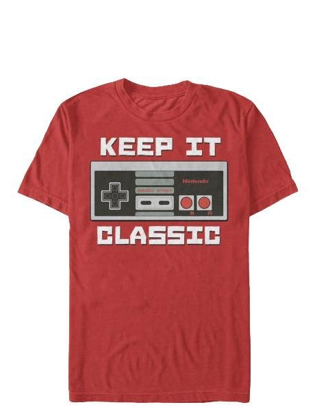 NINTENDO Nes Classic Controller Short Sleeve Graphic T-shirt - Red